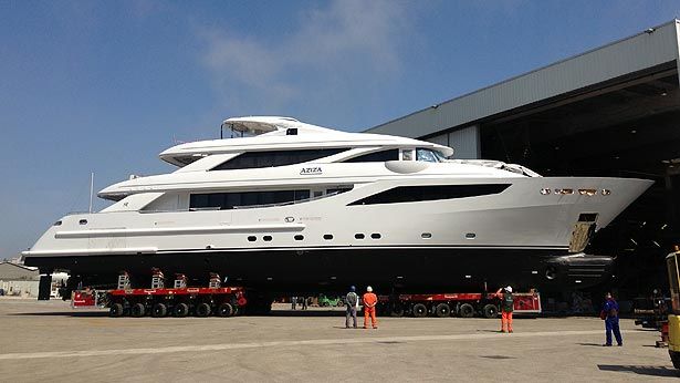 Superyacht Aziza set to be launched by ISA